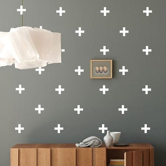 PLUS SIGN WALL DECAL – iDecorate