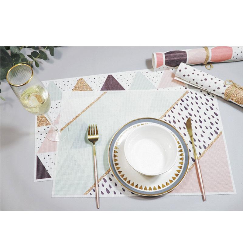 MULTI TRIANGLE PLACEMAT (SET OF6) – iDecorate